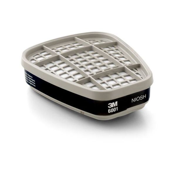 3M # 6001 Organic Vapour Cartridge. 1 Pair/Pkg. (Replaces #7251 ...