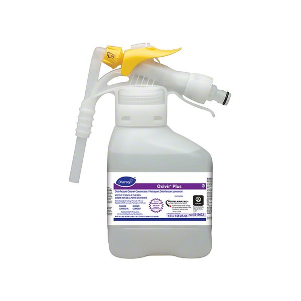 DIVERSEY 5919032 OXIVIR PLUS DISINFECT CLNR CONC RTD 2X1.5L/CS ...