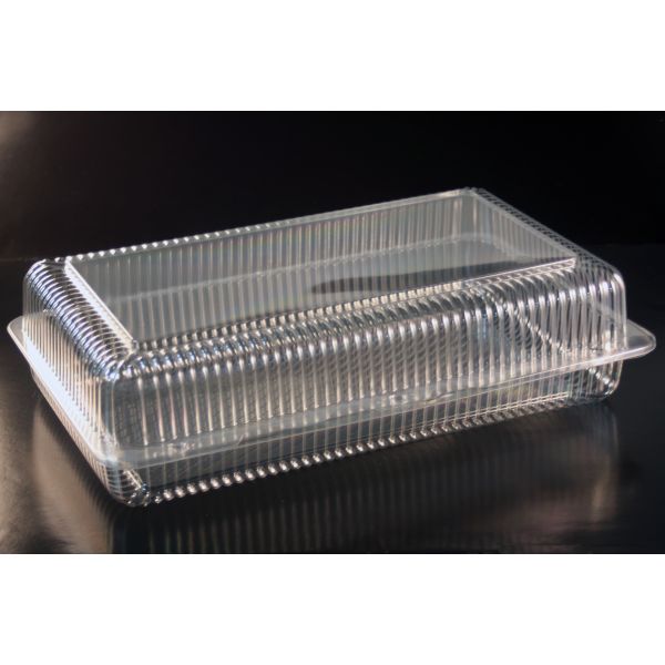 PARPAK 502108 GIANT PLASTIC UTILITY CONTAINER HINGED CLR 100/CS ...